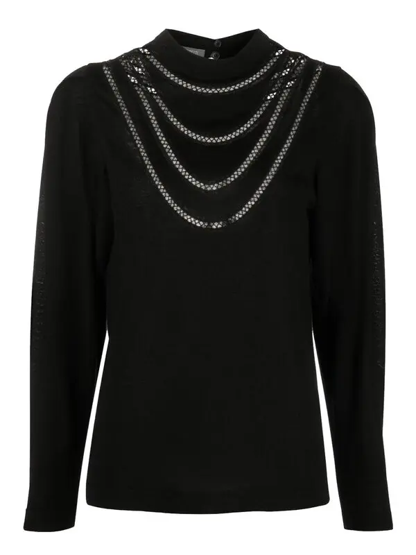 Alberta Ferretti Knit Jumper - Black