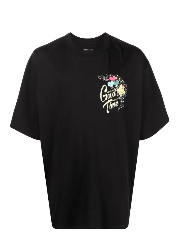 Martine Rose Graphic-print T-shirt - Black