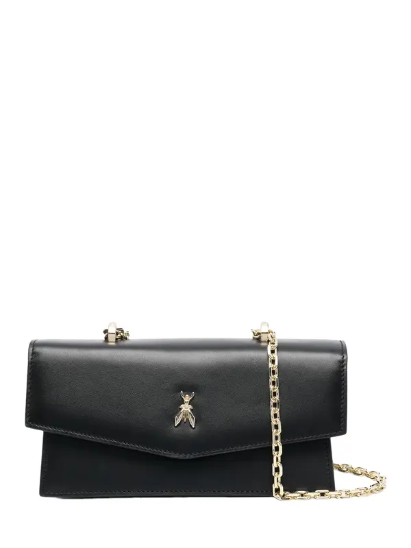 Patrizia Pepe Logo-plaque Shoulder Bag - Black
