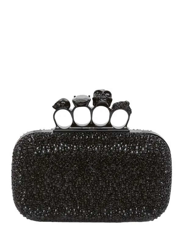 Alexander McQueen Knuckle Clutch - Black