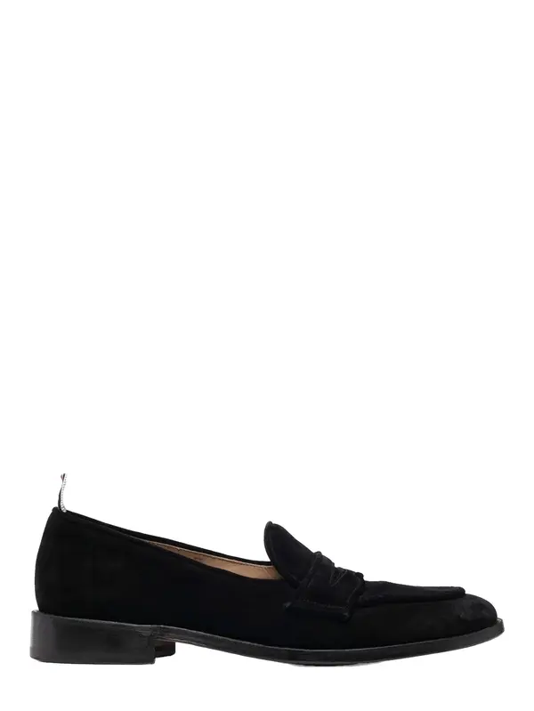 Thom Browne Varsity Penny-strap Loafers - Black