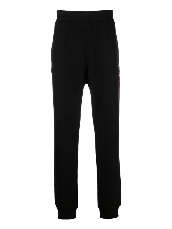 Versace Logo-print Track Pants - Black