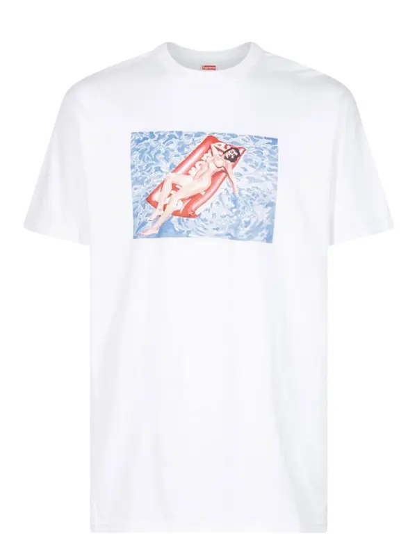 Supreme Float Print Crew-neck T-shirt - White
