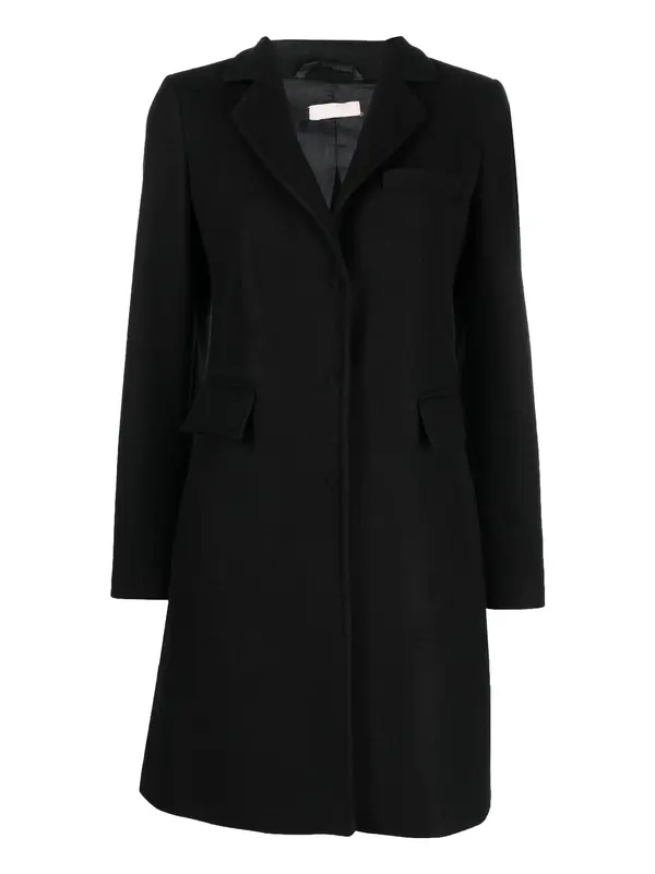 Liu Jo Single-breasted Tailored Coat - Black