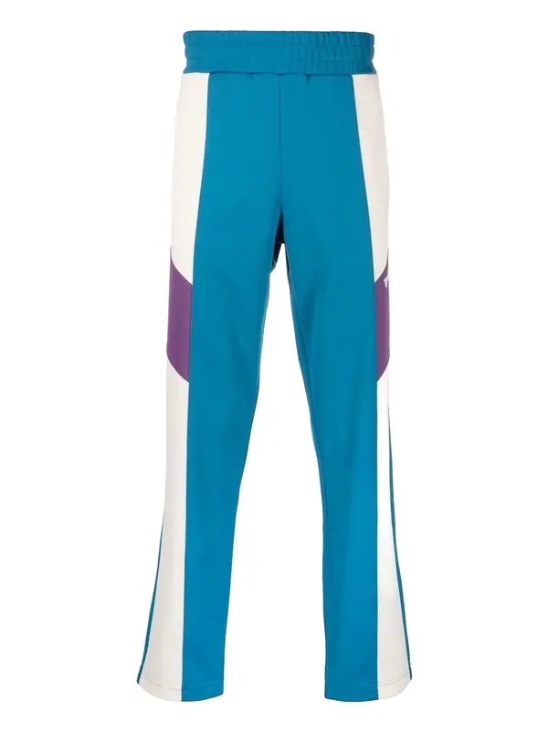 Palm Angels Colour-block Track Pants - Blue