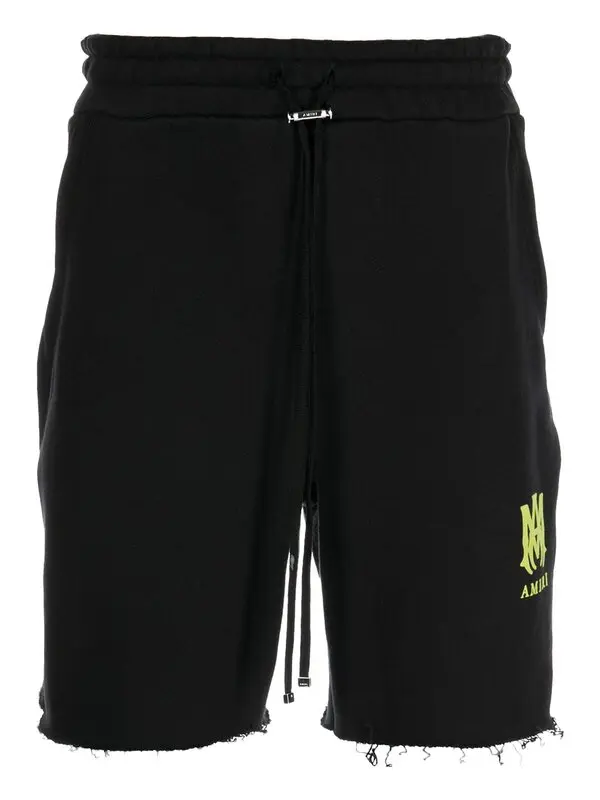 Amiri Logo Track Shorts - Black