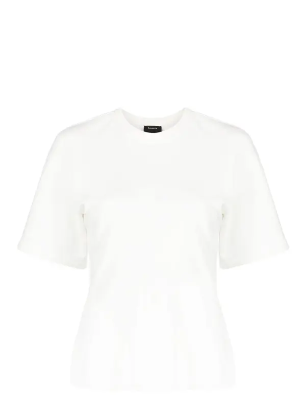 Proenza Schouler Cotton Waisted T-shirt - White