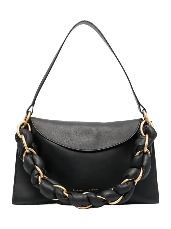 Proenza Schouler Twisted Chain Shoulder Bag - Black