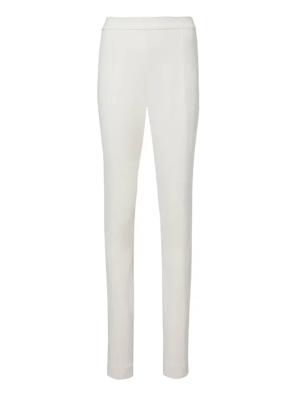 Proenza Schouler Bi-stretch Crepe Slim Trousers - White
