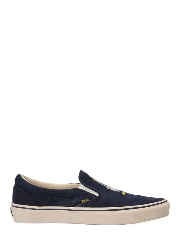 Polo Ralph Lauren Keaton Polo Bear Slip-on Sneakers - Black