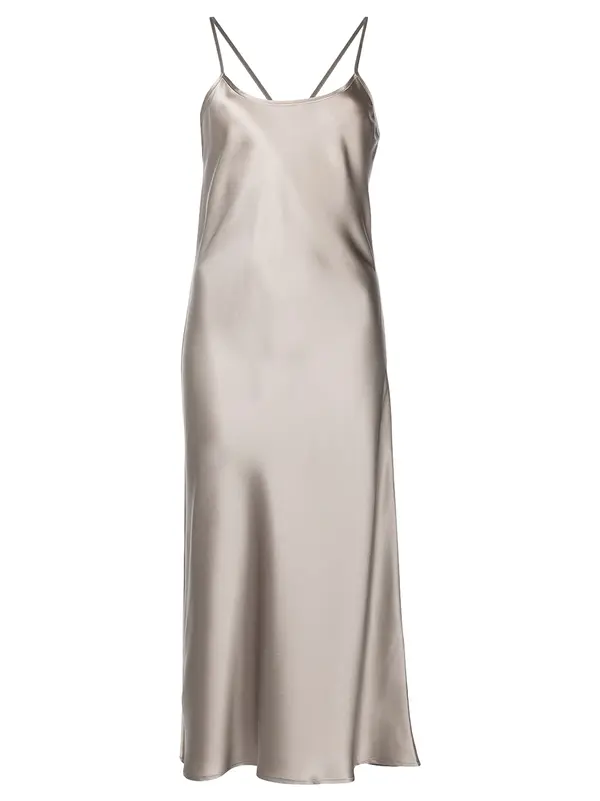 Voz Sleeveless Midi Dress - Grey