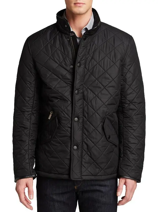 Barbour Powell Polarquilt Jacket - Black