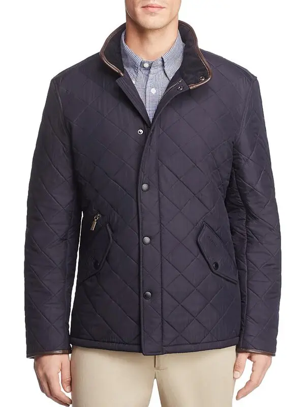 Barbour Powell Polarquilt Jacket - Navy