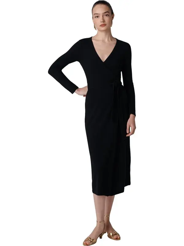 Diane Von Furstenberg Astrid Wrap Dress - Black
