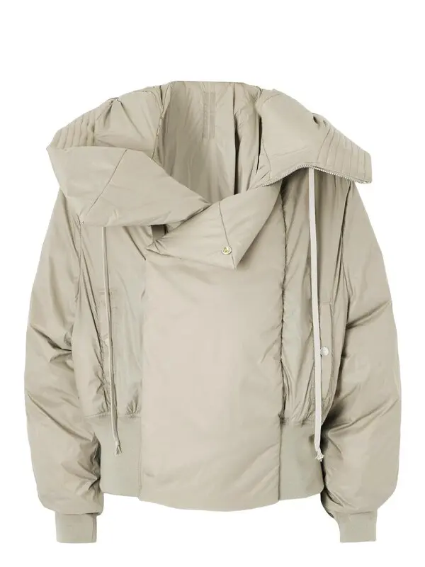 Rick Owens Padded Shell Bomber Jacket - Neutrals