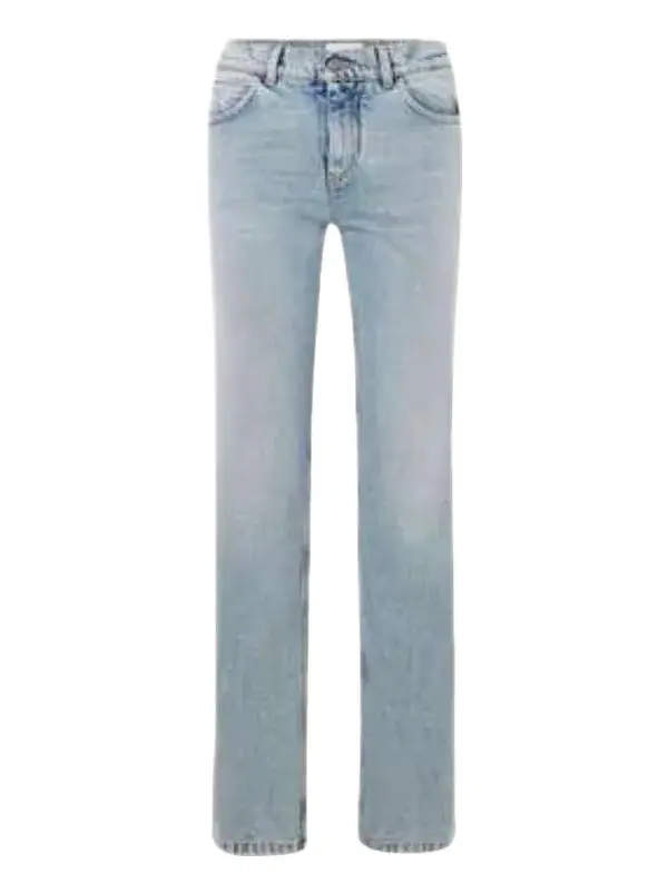 THE ROW Carlyl High-rise Straight-leg Jeans - Blue