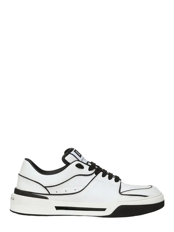 Dolce & Gabbana Roma Leather Sneakers - White