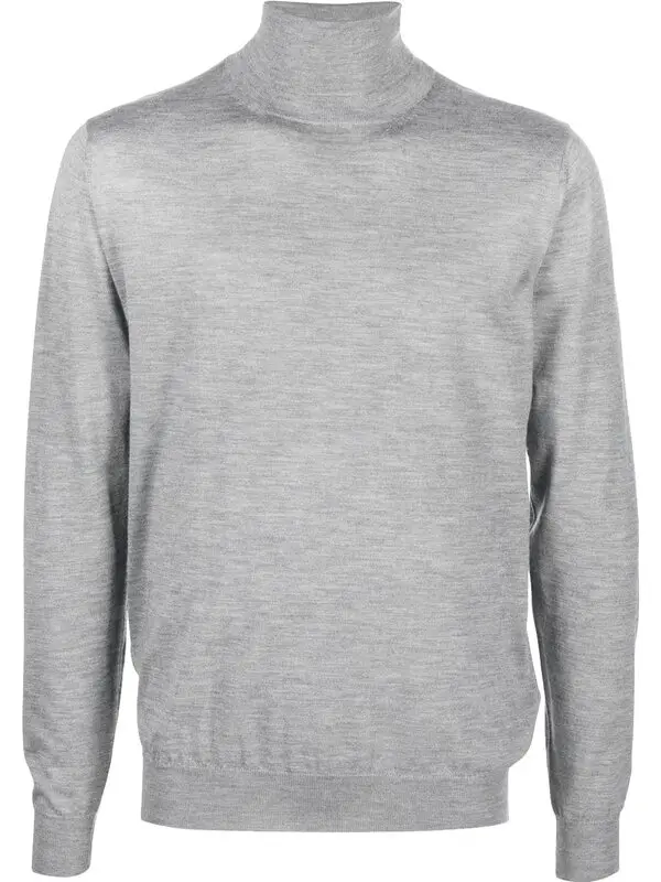 Fedeli High Neck Jumper - Grey