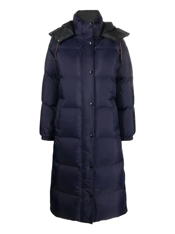 YVES SALOMON Reversible Puffer Coat - Blue