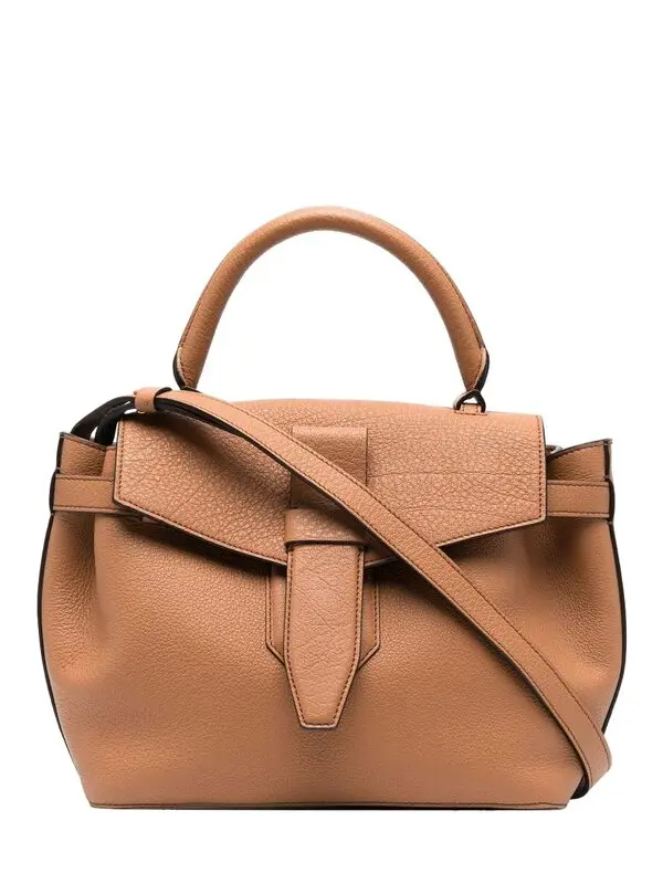 LANCEL Charlie Leather Tote Bag - Brown