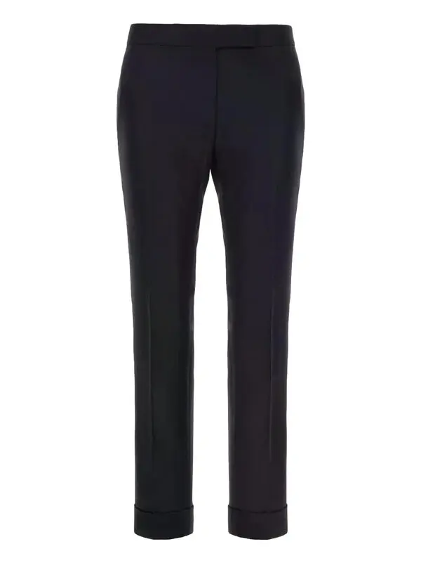 Thom Browne Cropped Tailored Trousers - Blue