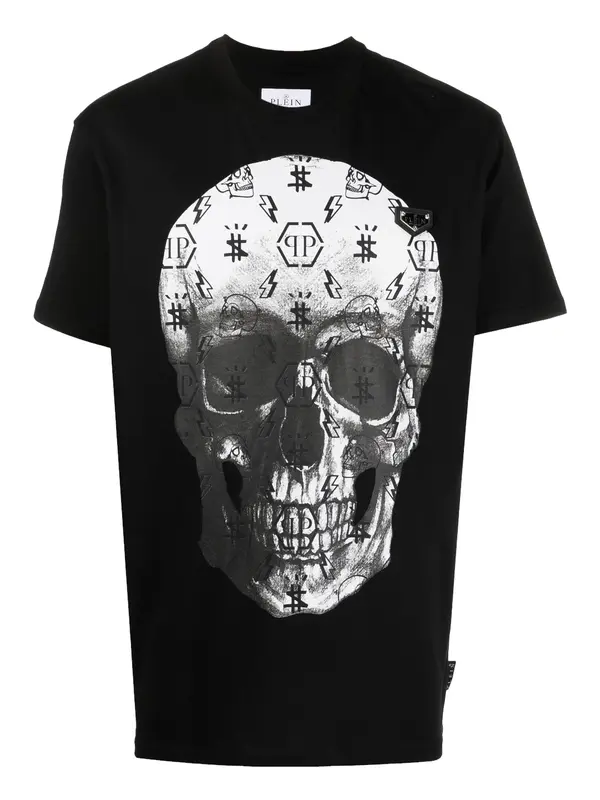 Philipp Plein Skull-print Short-sleeve T-shirt - Black