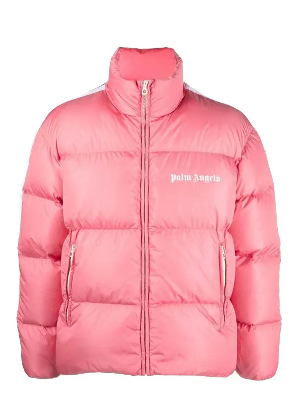 Palm Angels Logo-print Padded Jacket - Pink