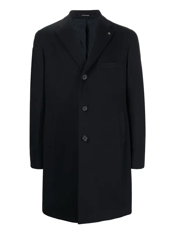 Tagliatore Single-breasted Tailored Coat - Blue