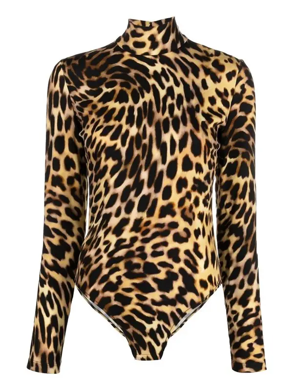 Stella McCartney Leopard-print Bodysuit - Neutrals