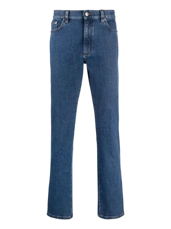 Zegna Slim-fit Jeans - Blue