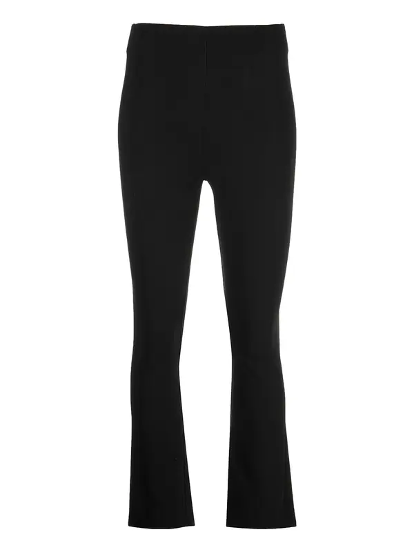 Sprwmn Bootleg Cropped Trousers - Black