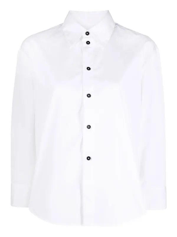 JIL SANDER Long-sleeved Shirt - White