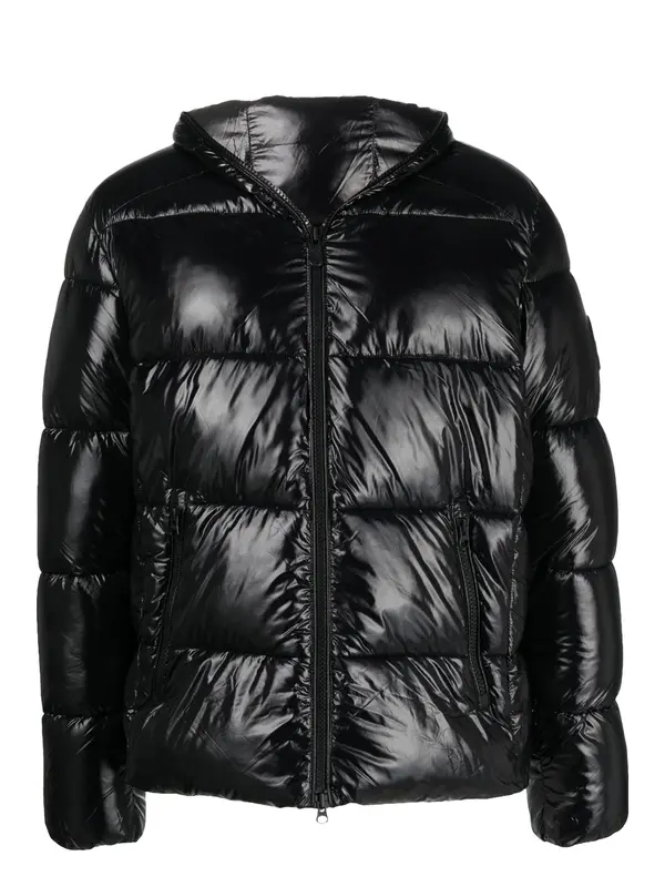 SAVE THE DUCK Edgard Hooded Padded Jacket - Black