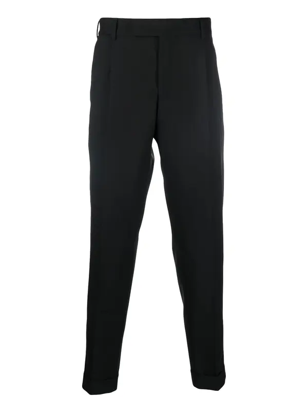 PT TORINO Charm-detailored Trousers - Black