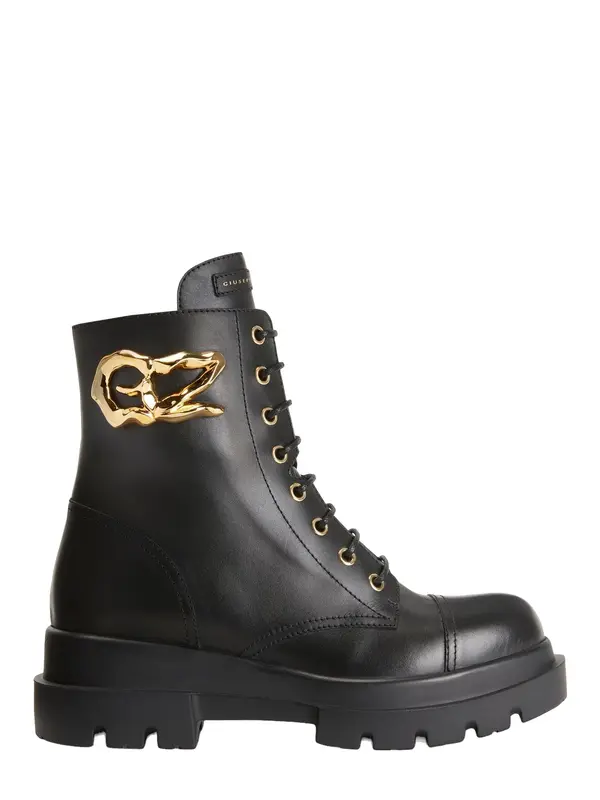 GIUSEPPE ZANOTTI Tankie Lace-up Boots - Black