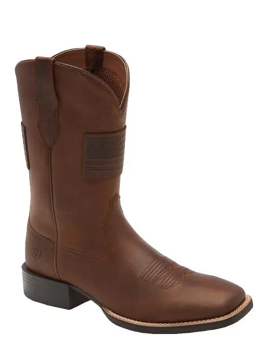 Ariat Sport Patriot Ii Cowboy Boot - Brown