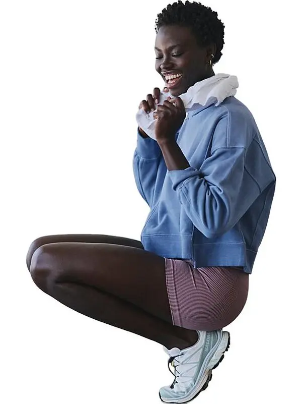 Free People Intercept Pullover - Blue Ash