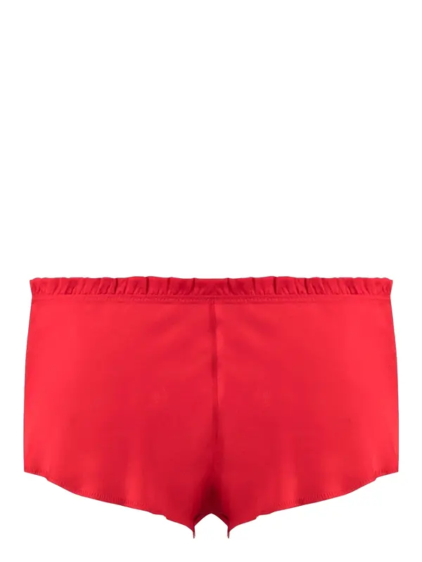 Carine Gilson Floral-detail Shorts - Red