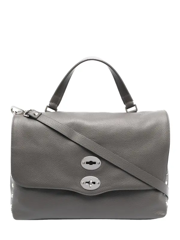ZANELLATO Top Handle Tote Bag - Grey