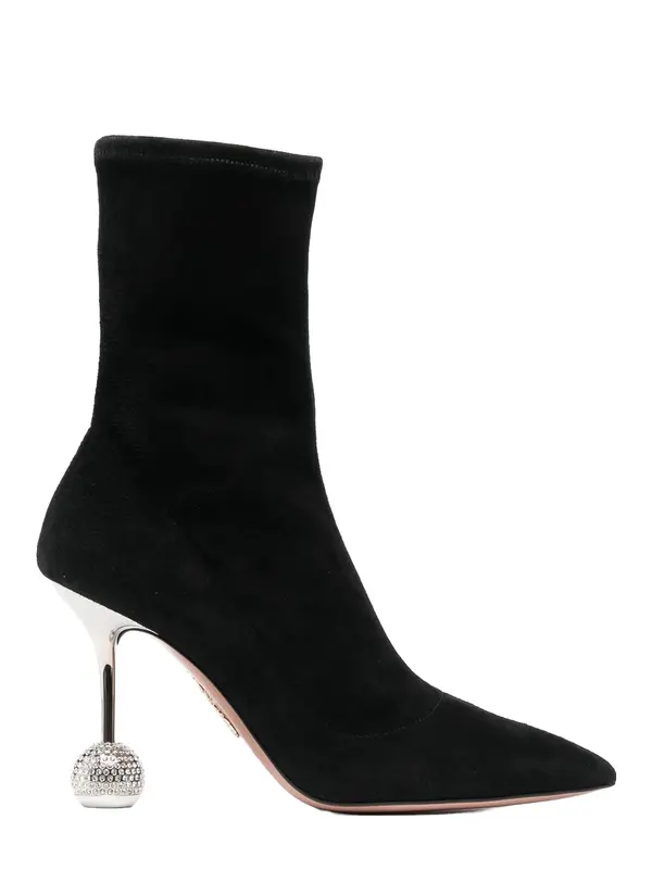AQUAZZURA Yedhi Disco Ball 170mm Boots - Black