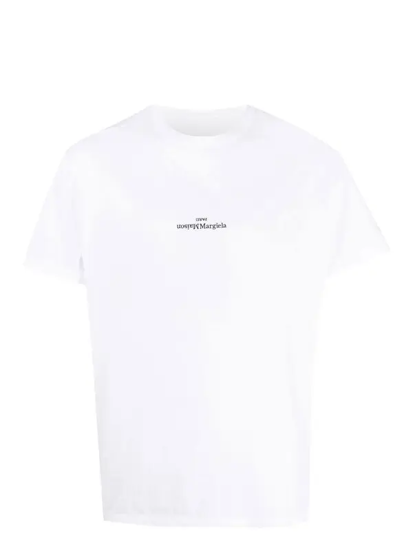 MAISON MARGIELA Logo-print T-shirt - White