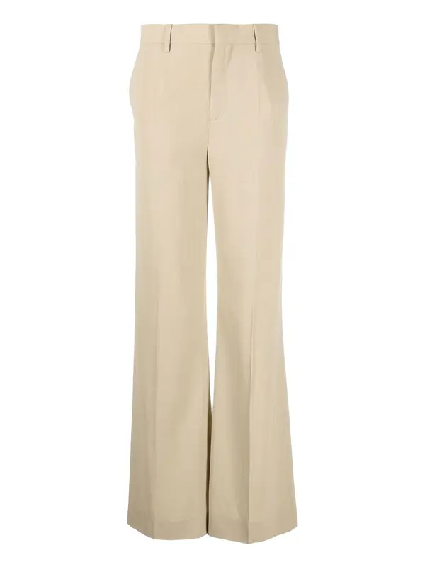 PETAR PETROV Bootcut Tailored Trousers - Neutrals