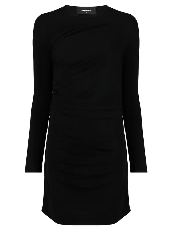 Dsquared2 Long-sleeved Mini Dress - Black