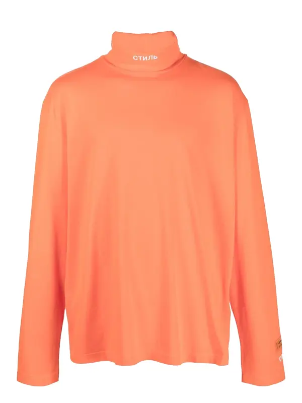 Heron Preston Logo-detailed Jumper - Orange