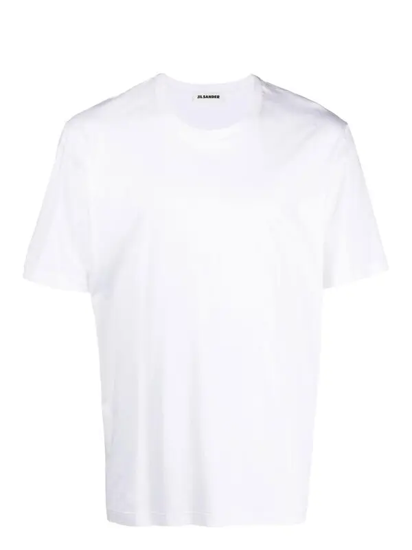 JIL SANDER Short-sleeve Cotton T-shirt - White