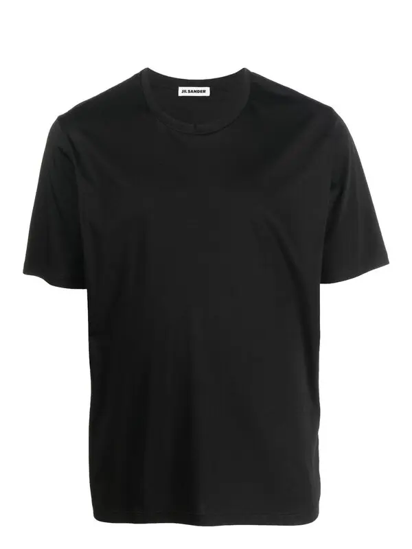 JIL SANDER Short-sleeve Cotton T-shirt - Black