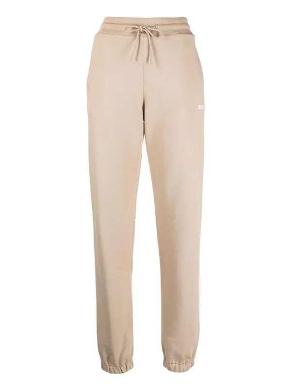 MSGM Logo-print Track Pants - Neutrals