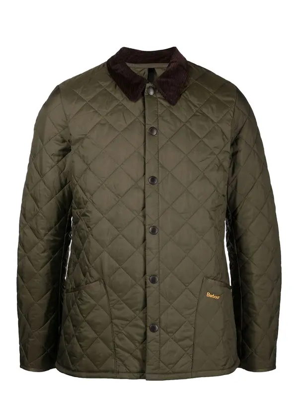 Barbour Quilted Shirt Jacket - Green