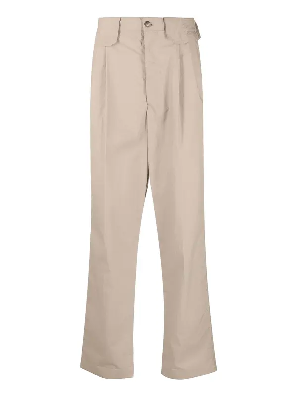 Nanushka High-rise Pleated Trousers - Neutrals