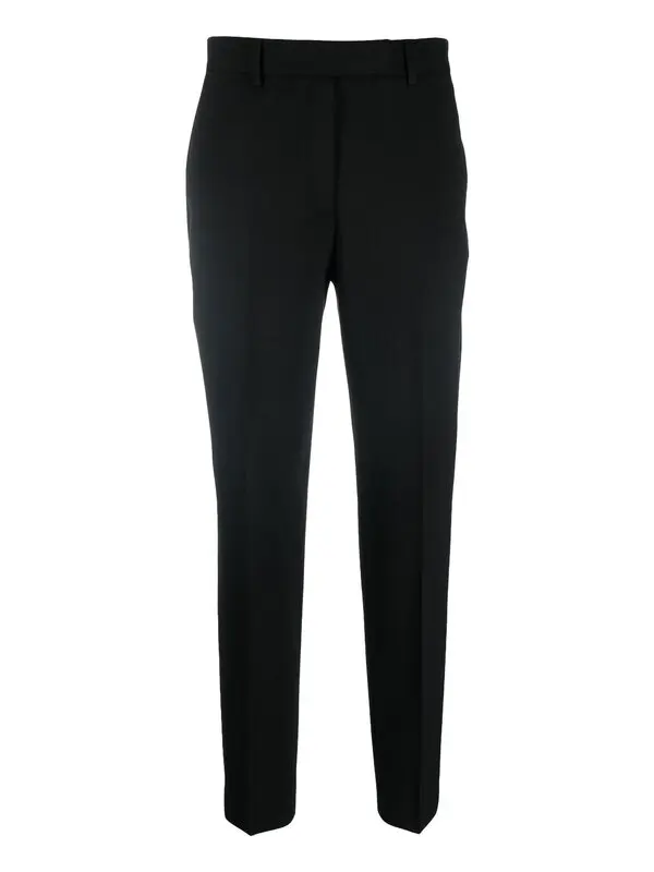 Calvin Klein Concealed-front Fastening Trousers - Black